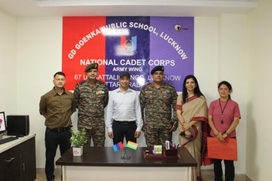 GD Goenka Public School unveils its new NCC Office - The Lucknow Tribune