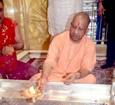 CM Yogi's special havan at Kashi Vishwanath temple - The Lucknow Tribune