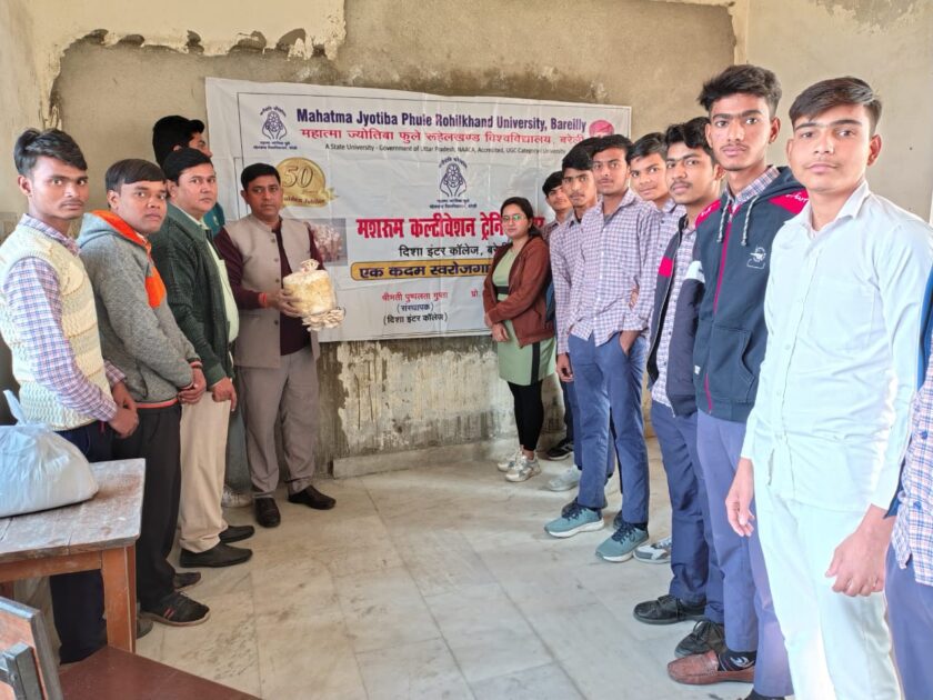 Mushroom Cultivation Training Program organized by Rohilkhand ...