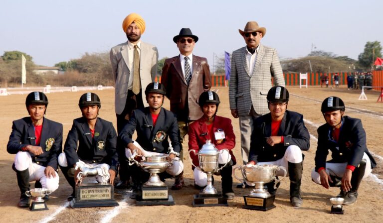 Horse show by cadets taking part in NCC Republic Day Camp 2025 - The ...