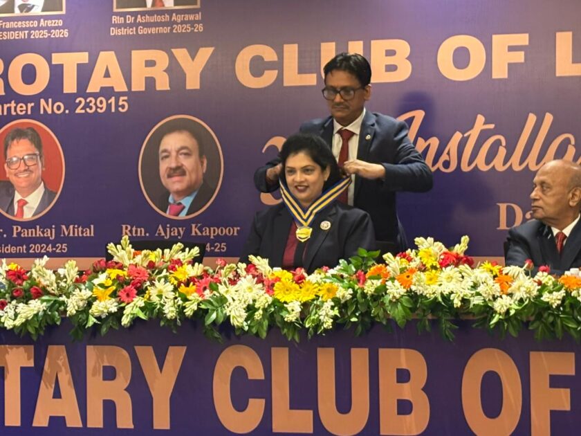 Purvi Mittal Takes Charge as President of Rotary Club of Lucknow - The ...