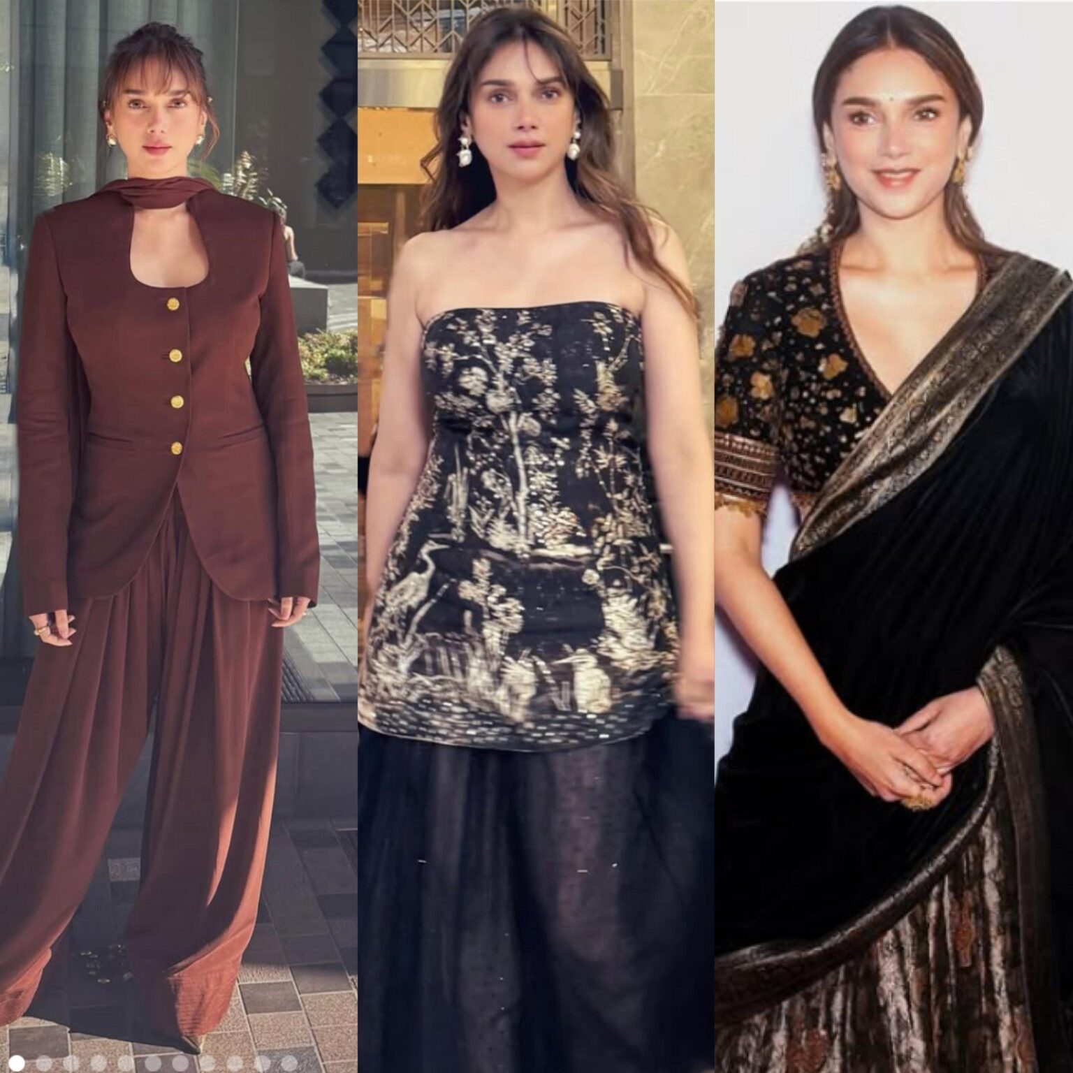 Fusion Mocha Suit to Traditional Piece: 3 Times Aditi Rao Hydari Turned ...