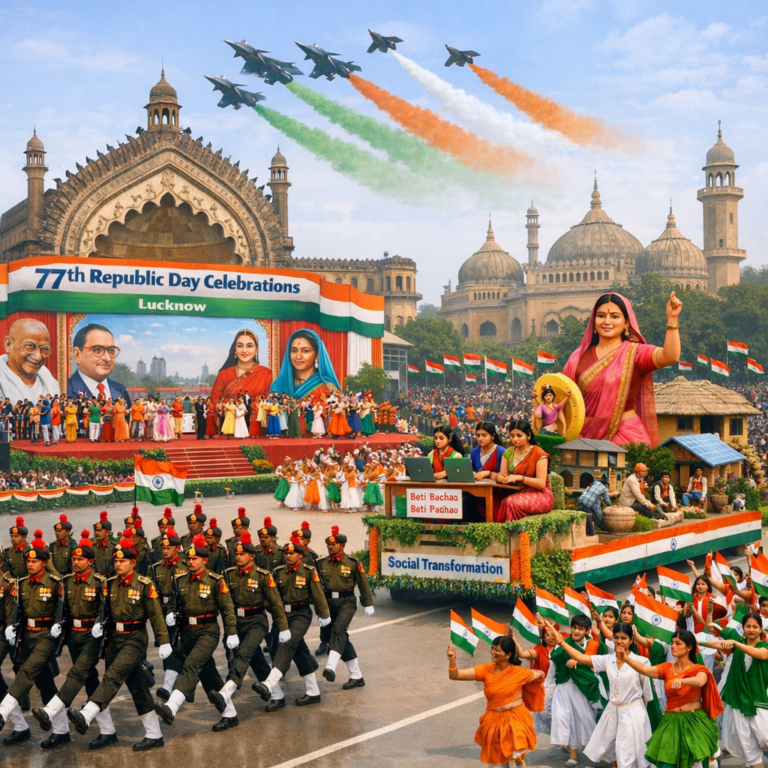 Lucknow Gears Up for Grand 77th Republic Day Celebrations with Parade ...
