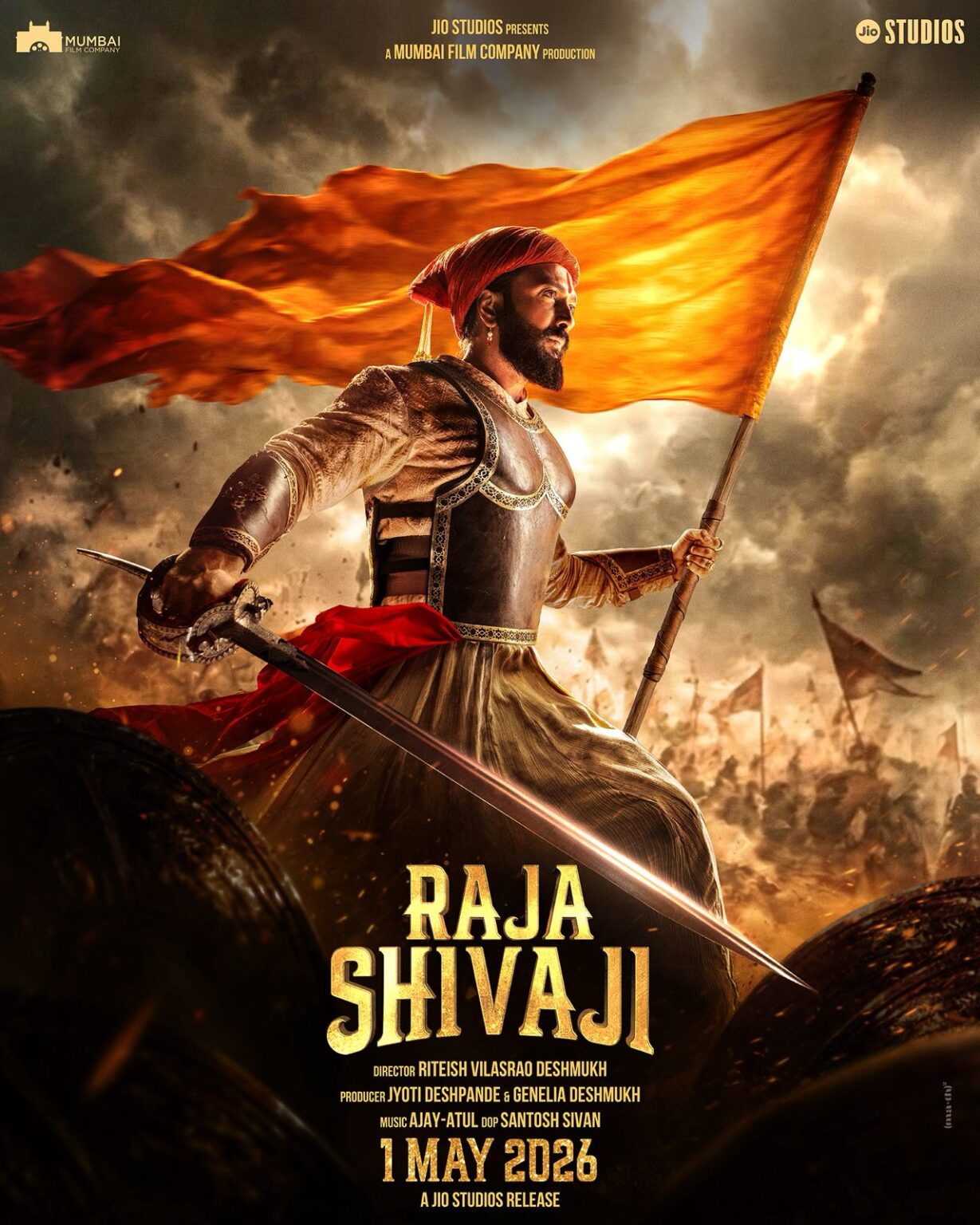 THE ROAR OF A LEGEND: Raja Shivaji Unveils Commanding First Poster on ...